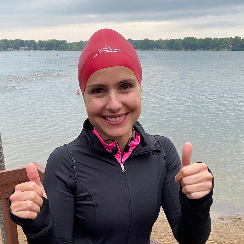 Hammer Head Swim Caps - the swim cap that has it all